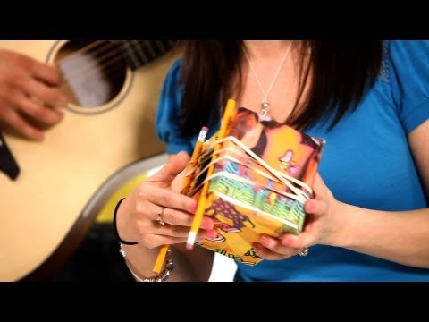 How to String a Homemade Guitar | Musical Instruments