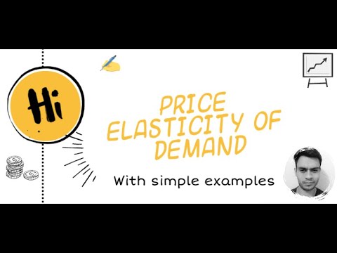 Price Elasticity of Demand with simple examples explained in 3 min!. Elastic and Inelastic goods.