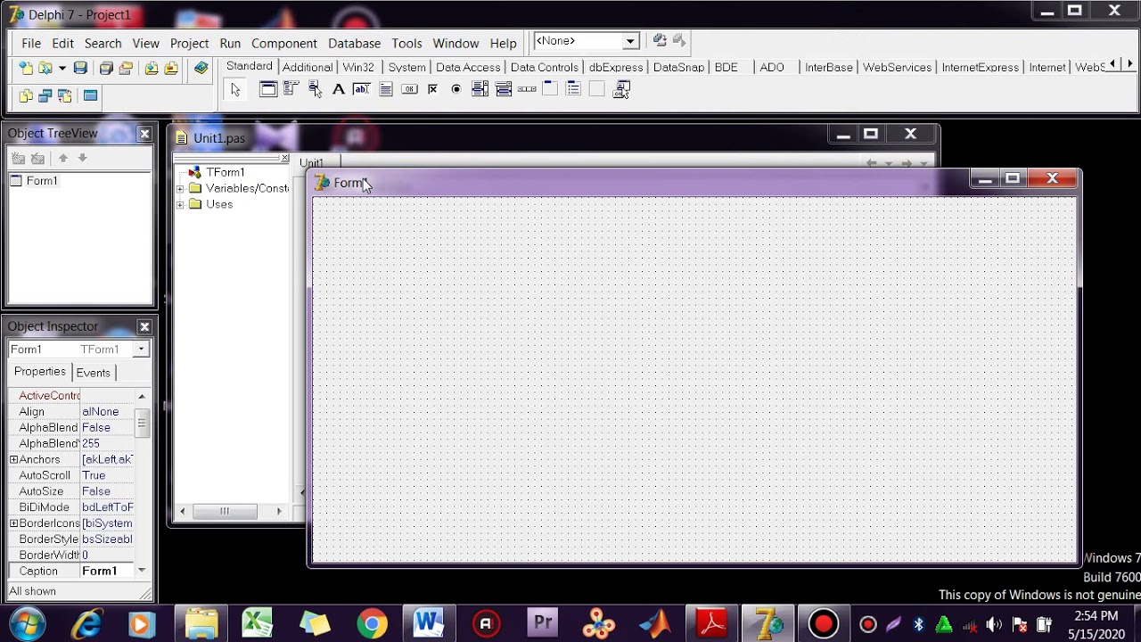 Tutorial Program Delphi 7: Program Turunan