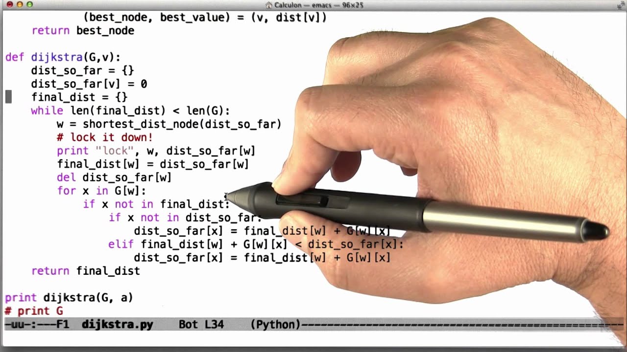 Code for Dijkstra - Intro to Algorithms