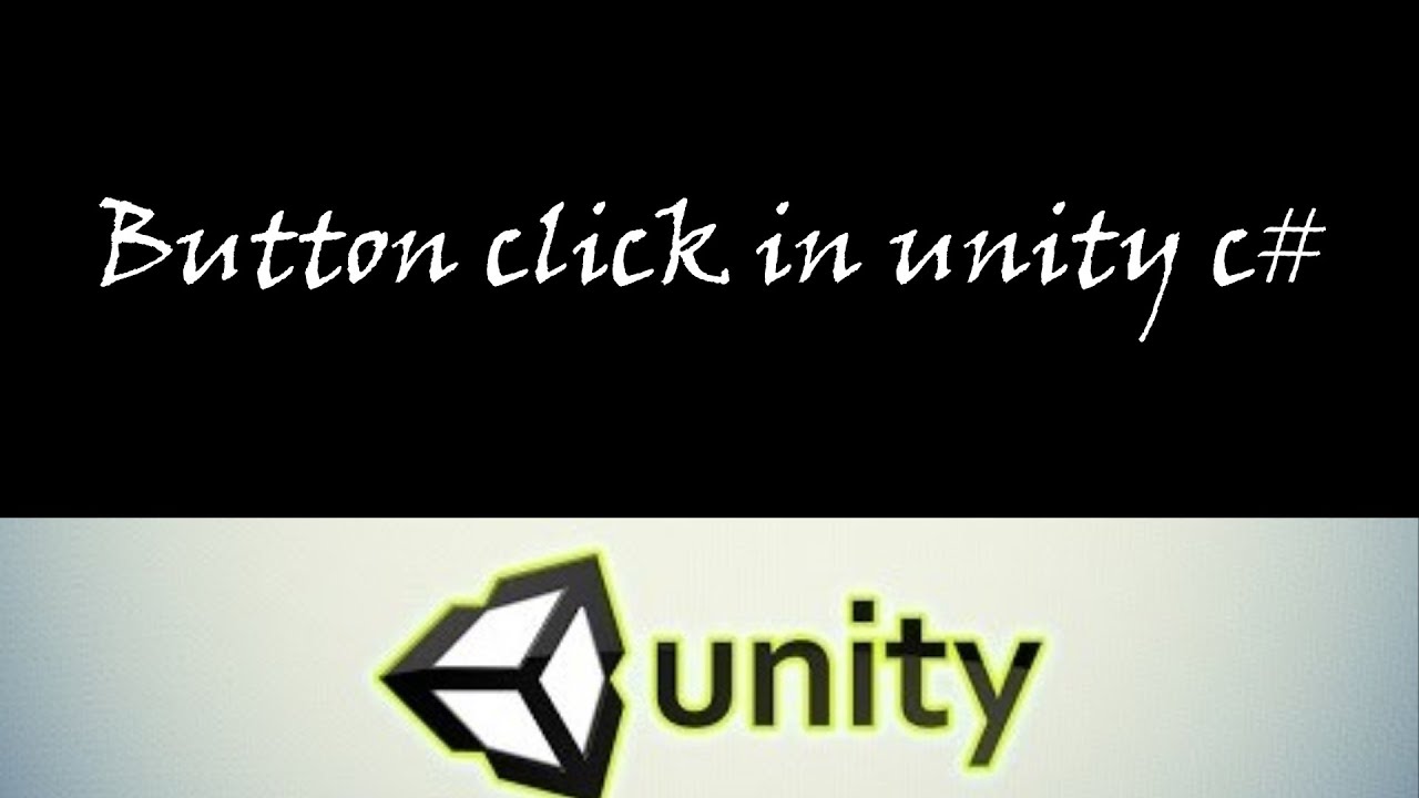 Call a Function using Button click unity c# tutorial