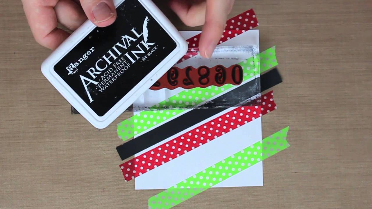 Studio SN: Making Christmas Cards with Washi Tape