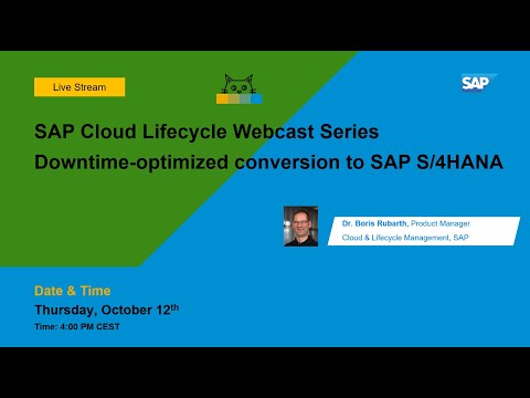 SAP CLM webcast series: Data transition validation - validate your data during system conversion