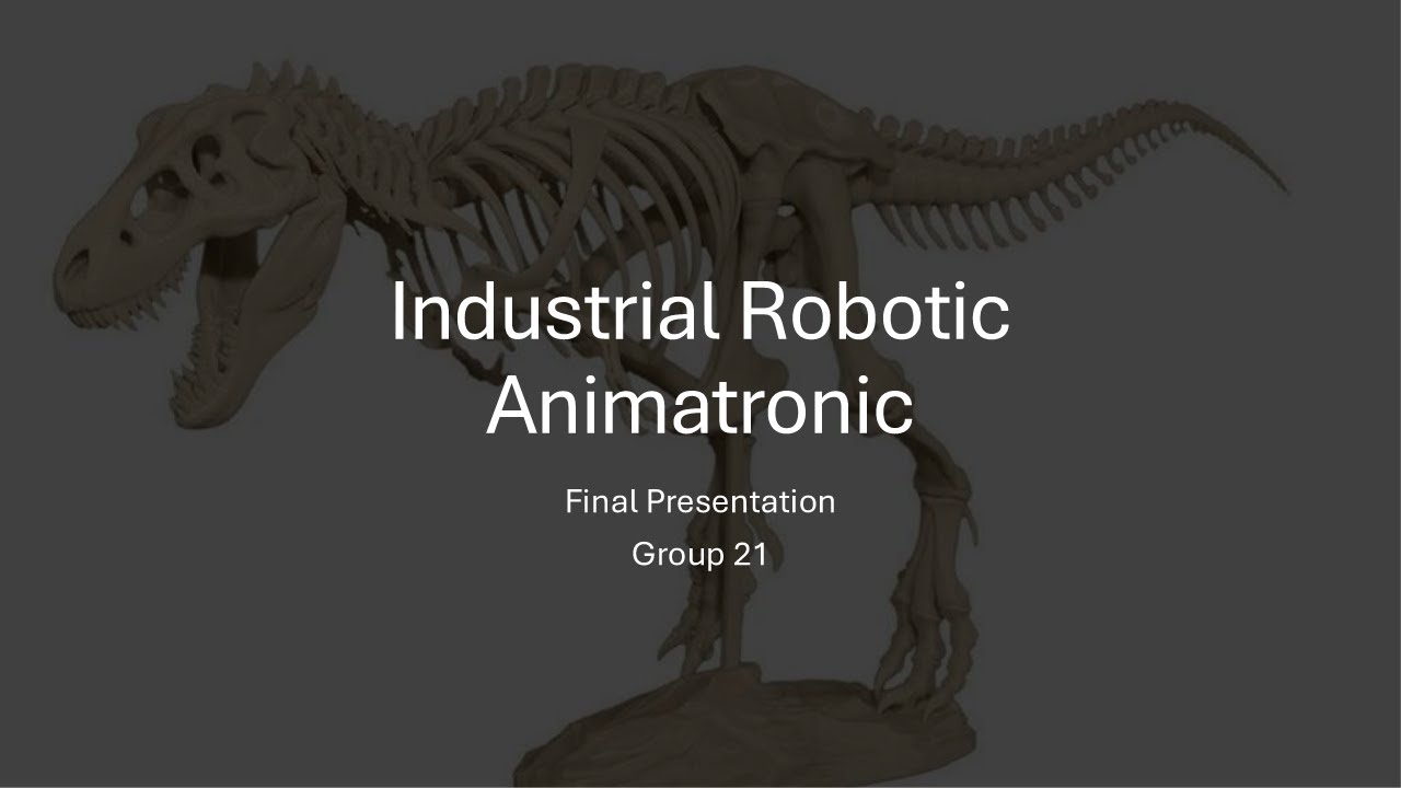 Industrial Animatronic Robot, Final Presentation