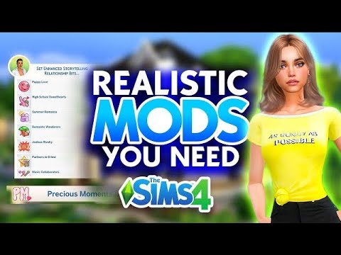 Sims 4: Must Have Mods for more REALISITIC GAMEPLAY Experience 2024