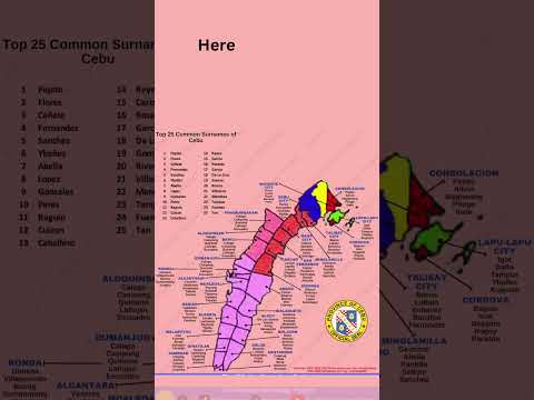 Common Surnames of Cebu