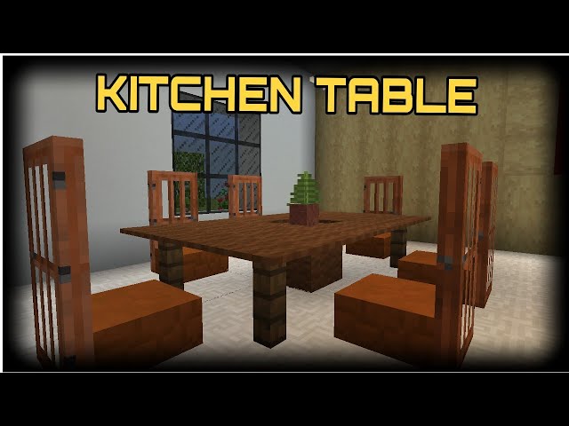 7 best Minecraft table builds