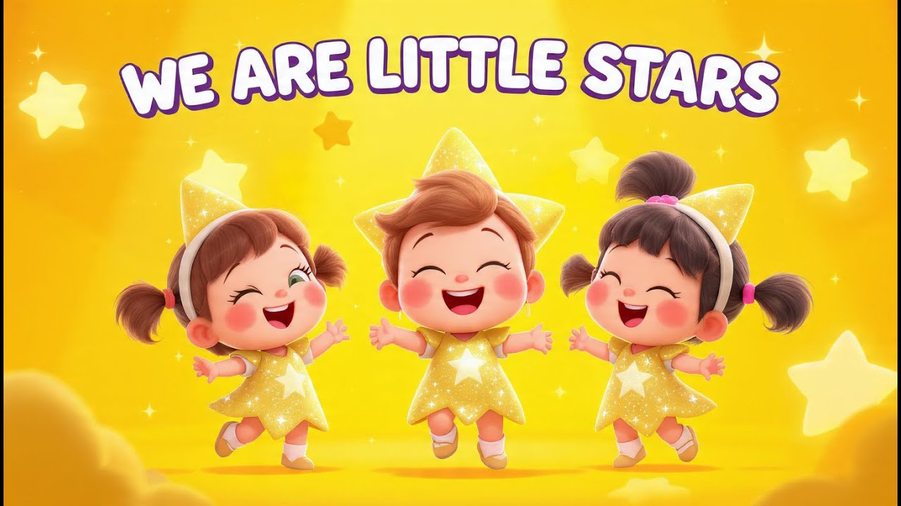 We Are Little Stars Song | Nursery Rhyme for Kids | Fun Learning