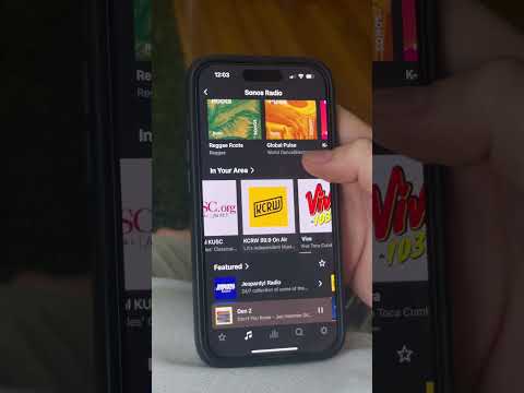 Stream your favorite local station on Sonos Radio