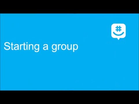 Start a group (iOS)