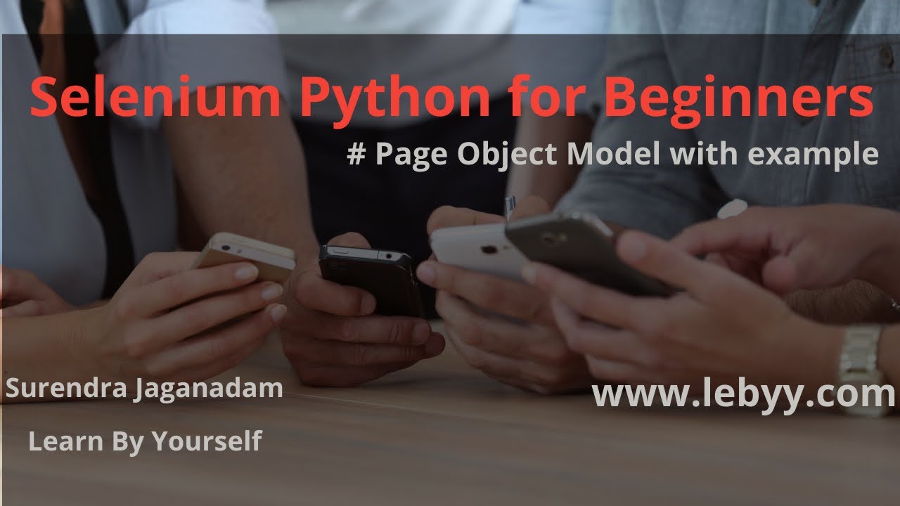 Page Object Model with example || Selenium Python for Beginners
