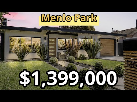 Inside a $1,399,000 STUNNING Designer home in Menlo Park | New Listing Home Tour! |Eng Sub|