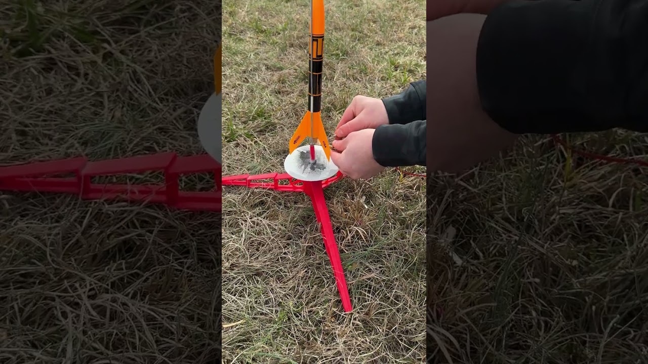 Estes Alpha III Launch Set Model Rocket Launch Outdoor Family Fun Rocket Launching