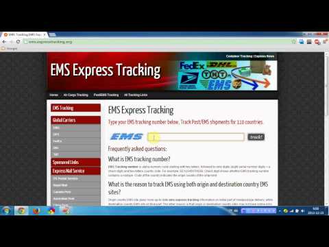 Track your EMS Express on ExpressTracking.org
