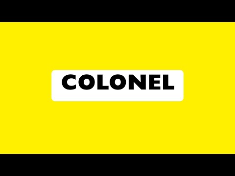 How to Pronounce Colonel in American English