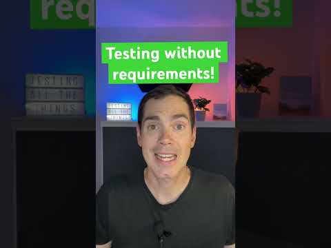 Testing without requirements is this even possible!? #softwaretesting #testing