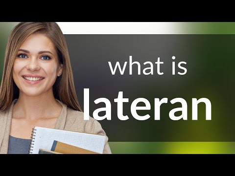 Lateran | definition of LATERAN
