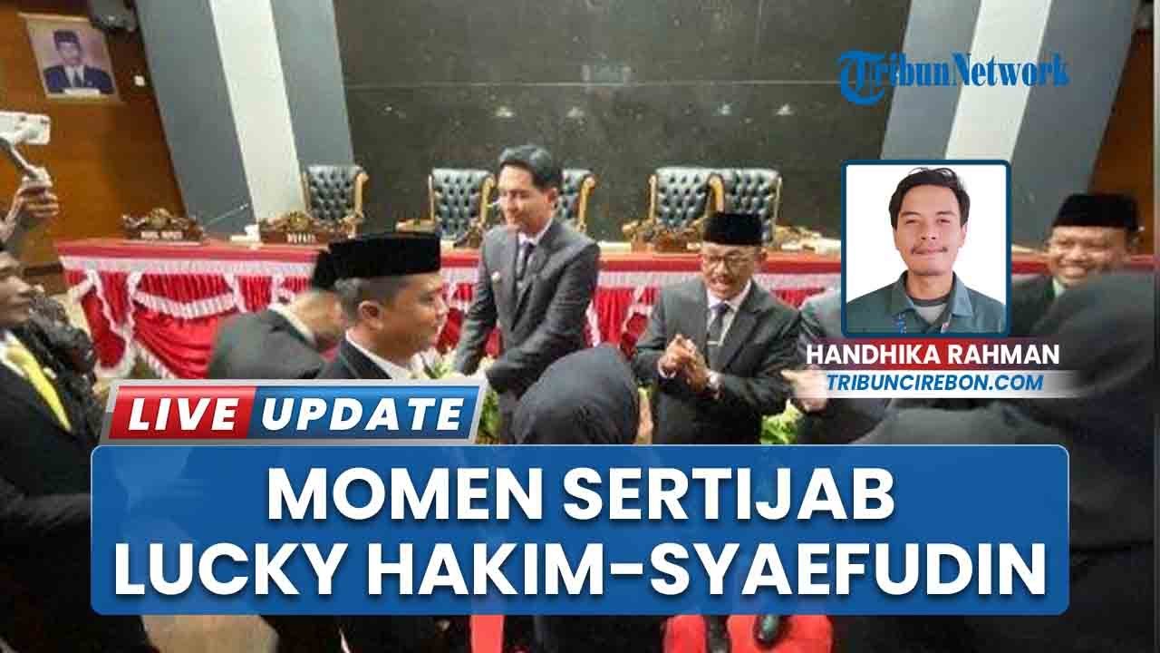 Momen Sertijab Lucky Hakim-Syaefudin sebagai Bupati & Wabup Indramayu Tanpa Kehadiran Nina ...