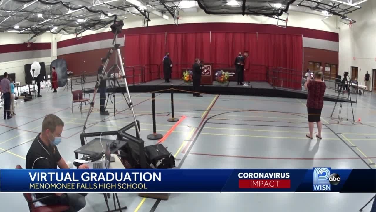 A virtual graduation ceremony without crowds