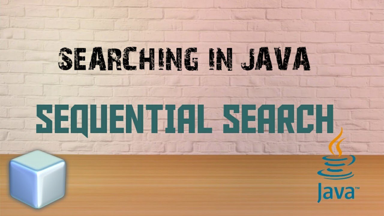 Sequential Search In Java