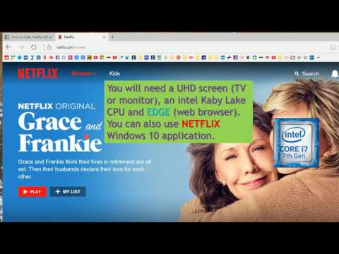 Netflix UHD 4K on a Windows 10 PC