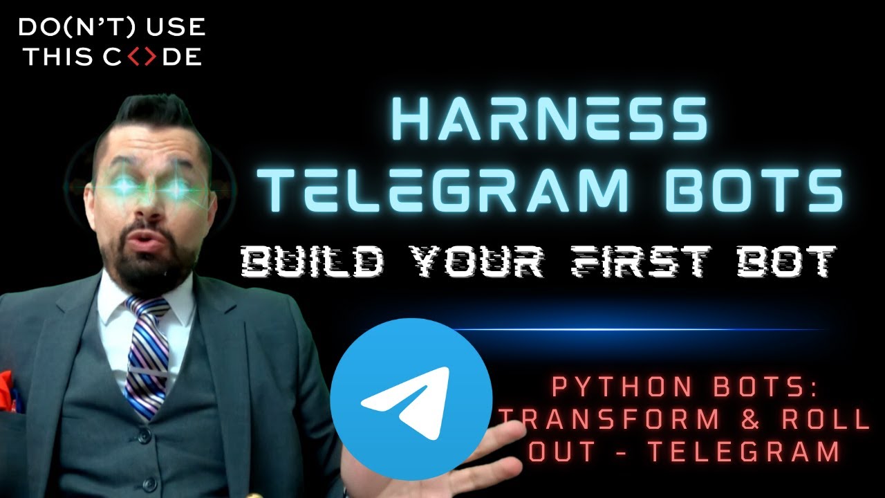 Building Your First Telegram Bot | Telegram Bots That Get Work DONE PT 1