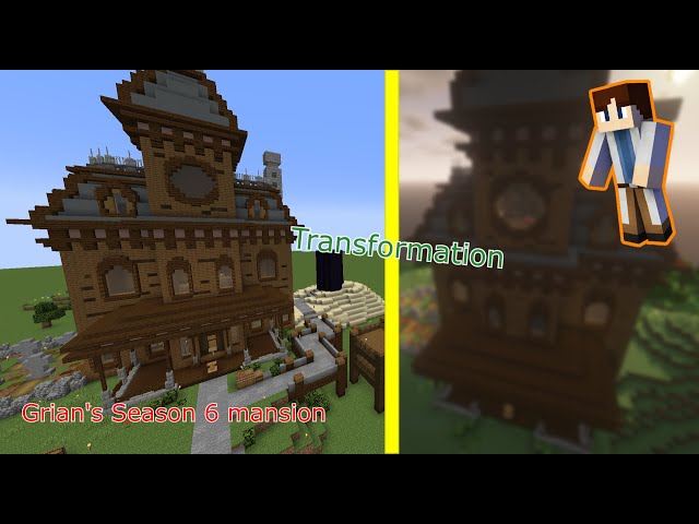 Grian's season 6 mansion Transformation! Minecraft Map