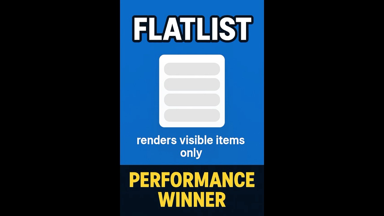 React Native FlatList Tutorial | Render Lists Easily 🚀