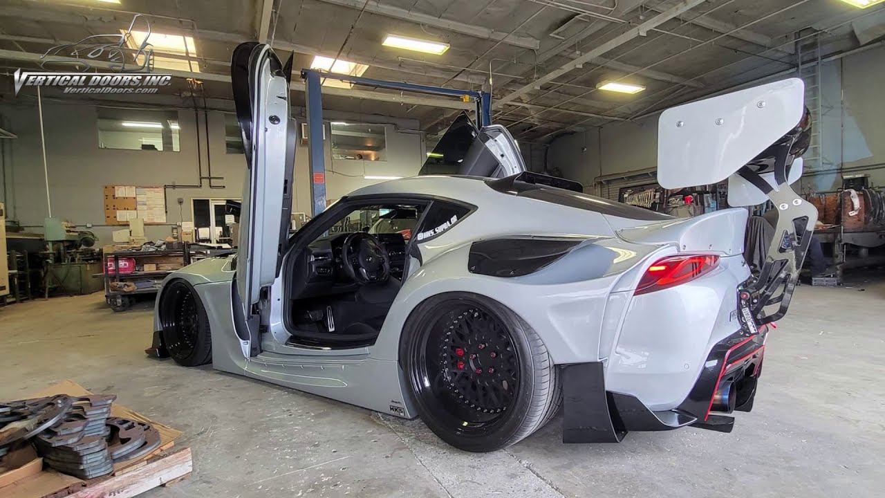 Toyota Supra With Lambo Doors and Ultra Widebody Is the Ultimate Flex ...