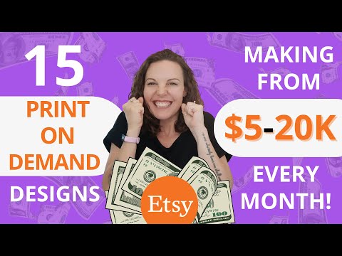 2024's Hottest Print on Demand Ideas ➡️ Best Passive Income for Etsy Business (& easy side hustle)
