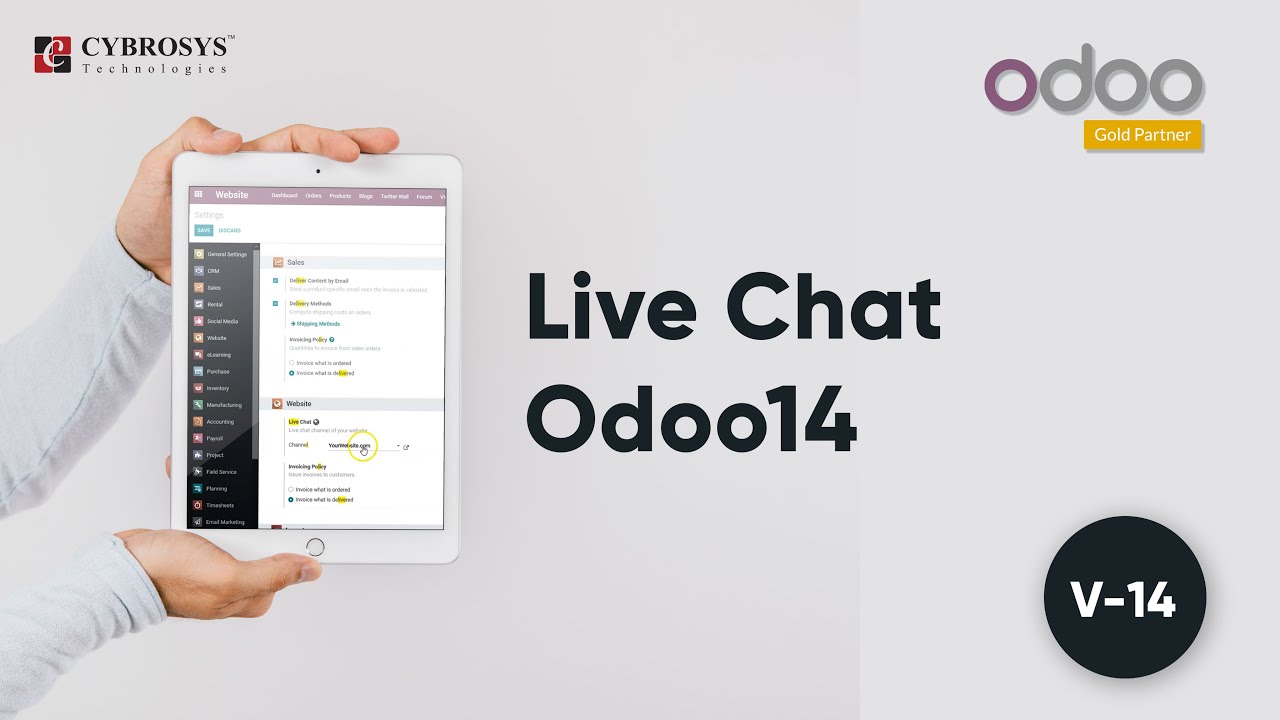 Live Chat in Odoo 14 | Odoo Functional Video