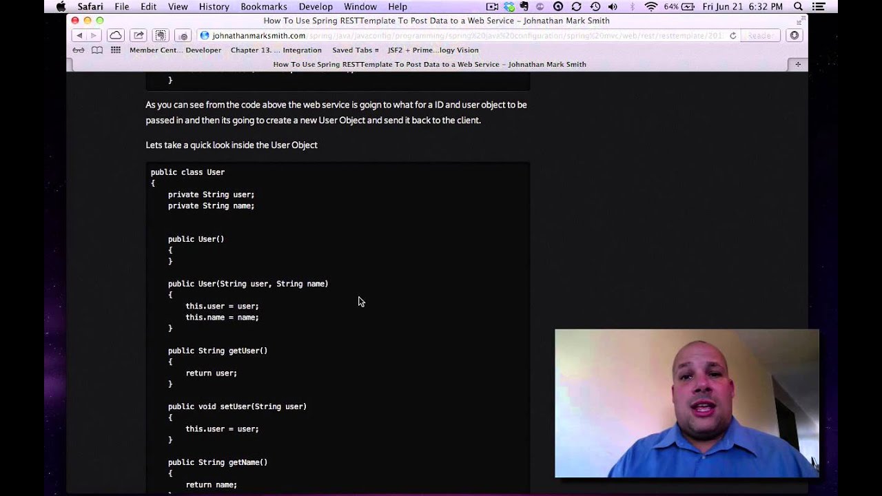 How To Use Spring RESTTemplate To Post Data to a Web Service by Johnathan Mark Smith