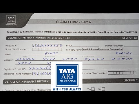 How to Fill TATA AIG Health Insurance Claim Form ?