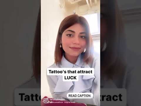 Tattoos that attract luck✨