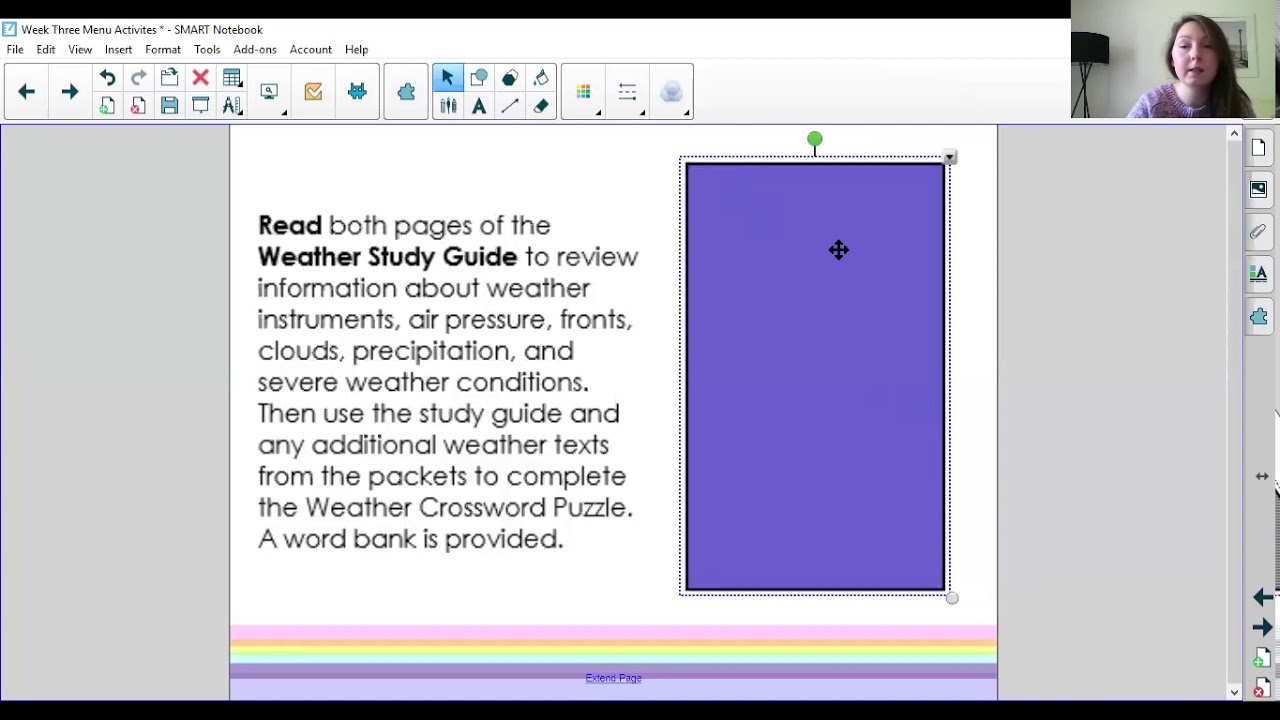 Weather Study Guide/Crossword Activity