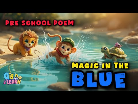 ALL NEW Nursery rhymes for kidsMagic in the Blue: A Heartwarming Rhyming Tale for Kids