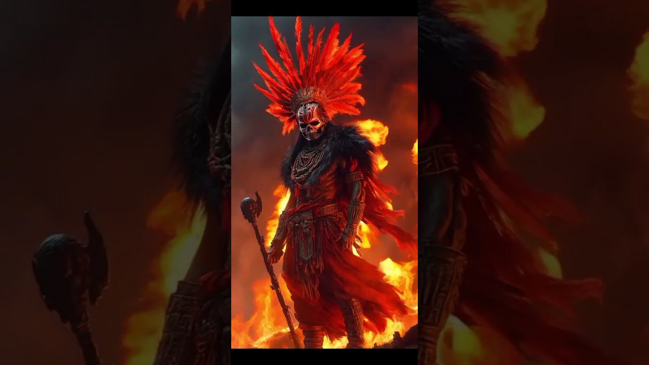 Tezcatlipoca of Aztec #ai #aiart #mythology