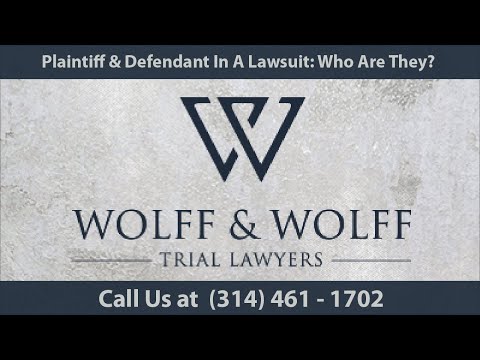 Plaintiff & Defendant In A Lawsuit: Who Are They? - Wolff & Wolff - Lawyers & Attorneys