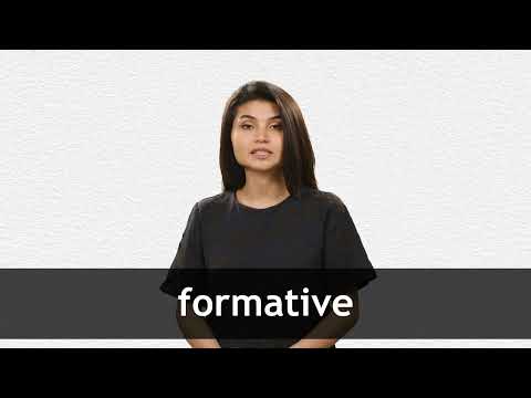FORMATIVE definition in American English | Collins English Dictionary