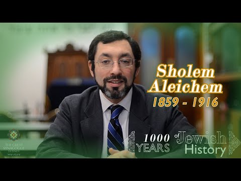 [1K Yrs of History] Ep33 - Sholem Aleichem (1859-1916)