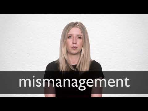 MISMANAGEMENT definition in American English | Collins English Dictionary