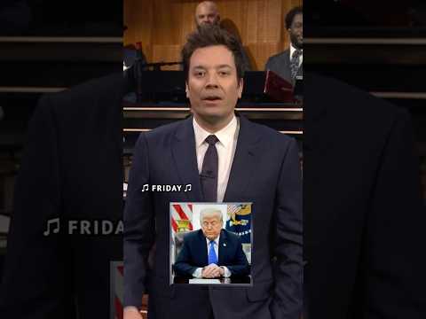 Jimmy breaks down #Trump’s jam-packed schedule over the weekend. #FallonTonight