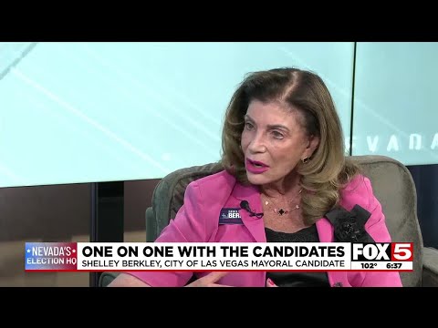 Shelley Berkley speaks on 2024 election as she campaigns for mayor