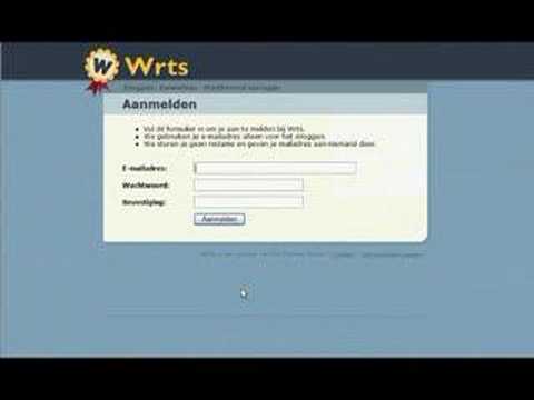 wrts [online overhoorprogramma] | Sander Niessing