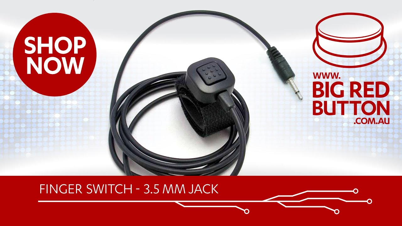 Big Red Button - Product Spotlight - Finger Switch - 3.5mm Jack