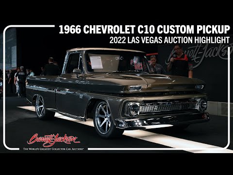 World Record Las Vegas Auction Highlight // 1966 Chevrolet C10 Custom Pickup // BARRETT-JACKSON