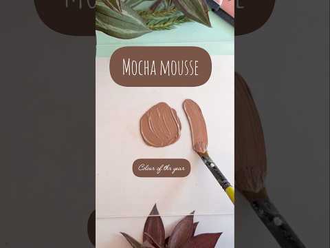 How to make Mocha mousse colour | Colour mixing for mocha mousse | pantone colour of the year 2025