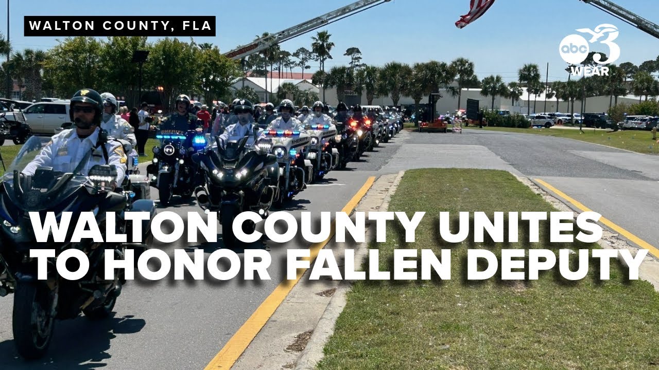 Walton County unites to honor fallen Deputy William May with heartfelt funeral procession