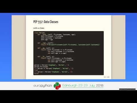 Stephane Wirtel - What's new in Python 3 7