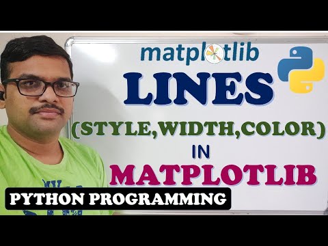 Learn LINES STYLE WIDTH COLOR IN MATPLOTLIB || LINE PROPERTIES IN MATPLOTLIB || PYTHON ...